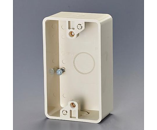 65-9314-05 φ16mm 露出ボックス(1個用) EA940CS-221 【AXEL】 アズワン