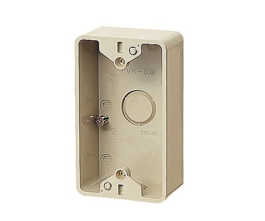 65-9314-05 φ16mm 露出ボックス(1個用) EA940CS-221 【AXEL】 アズワン