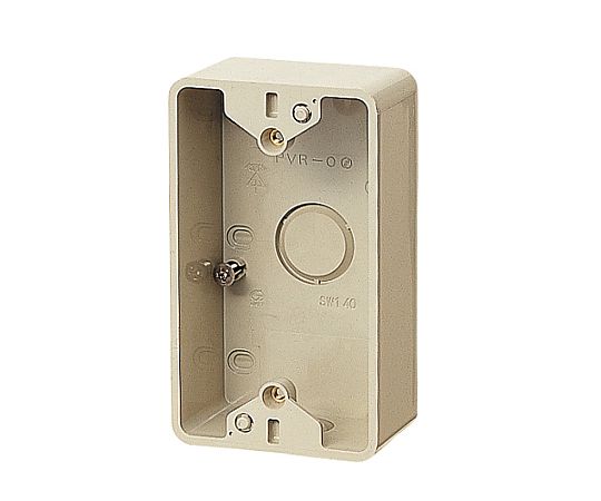 65-9314-06 露出ボックス（1個用）φ22mm EA940CS-222 【AXEL】 アズワン