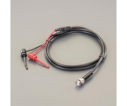 65-9314-55 同軸テストリード（BNCプラグ/ICクリップ分岐）1500mm EA940DT-263 【AXEL】 アズワン