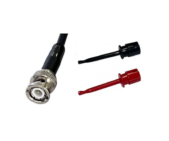 65-9314-55 同軸テストリード（BNCプラグ/ICクリップ分岐）1500mm EA940DT-263 【AXEL】 アズワン