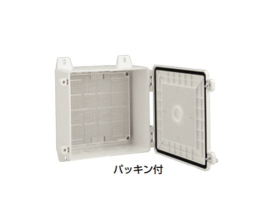 65-9317-64 防犯カメラ取付ボックス（ノック付/ベージュ）[防雨型] EA947HB-231 【AXEL】 アズワン