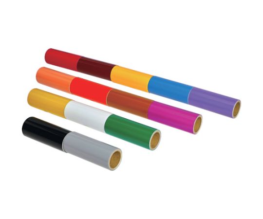 65-9713-01 配管識別テープ 赤（7.5R4/15）100MM幅X1M RAH-501M 【AXEL】 アズワン