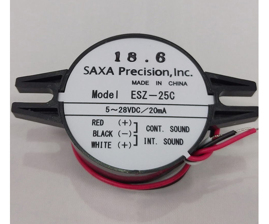 67-0383-28 圧電ブザー（連続音/断続音） ESZ-25C 【AXEL】 アズワン