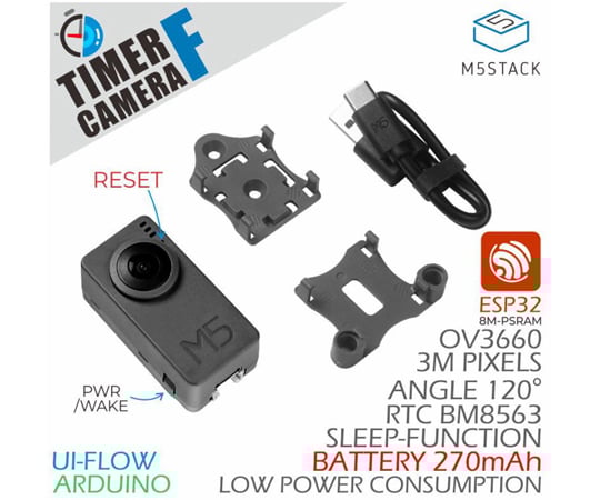 Timer Camera M5STACK-U082シリーズ M5Stack 【AXEL】 アズワン