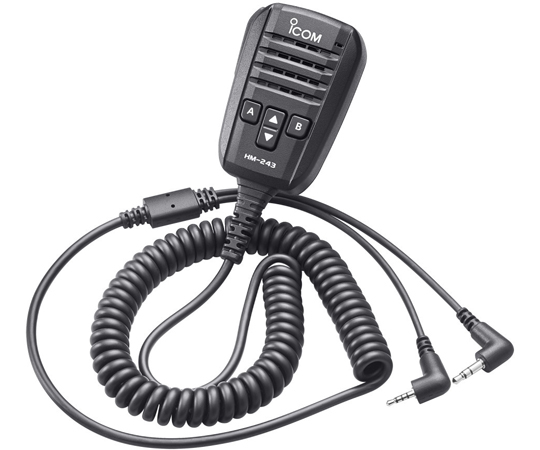 67-0392-67 IC-705付属スピーカーマイクロホン HM-243 【AXEL】 アズワン