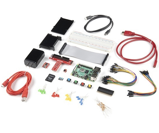 67 0424 63 Sparkfun Raspberry Pi 4 Hardware Starter Kit 8gb Kit 17380