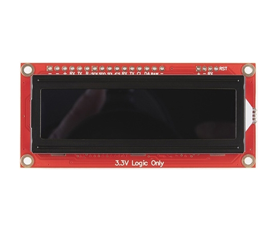 67-0425-01 SparkFun 16x2 SerLCD - RGB Text （Qwiic） LCD-16397 【AXEL】 アズワン