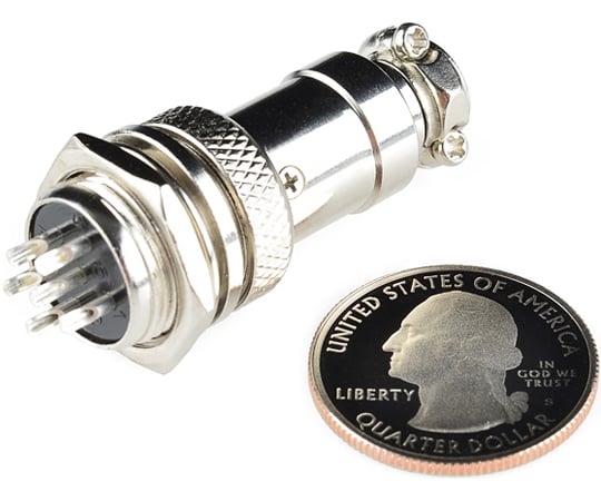 67-0454-71 6-Pin Chassis Connector - Panel Mount（male and female） PRT ...