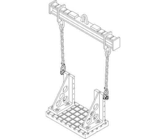 67-2334-12 ネジ山クランプ式リフティング・ピン スイベルタイプ 熱処理鋼 22353.0010 【AXEL】 アズワン