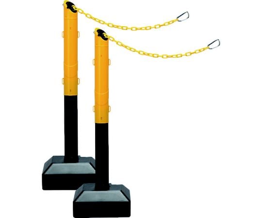 67-2357-71 プラチェーン6.5M内蔵伸縮ポール バリネオ（スタンドタイプ）2本セット BN-665YST2 【AXEL】 アズワン