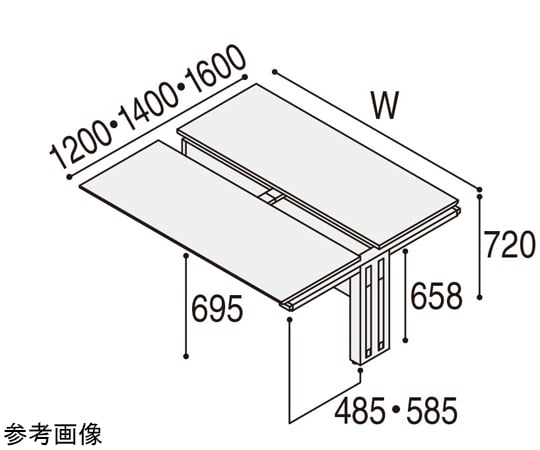 67-2618-02 Arcena/両面連結PF1414 OWLF 5-158-4323 【AXEL】 アズワン