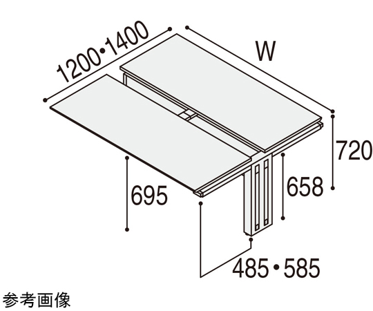 67-2645-60 Arcena-L/両面連結PF2814 BKPW 5-154-3830 【AXEL】 アズワン