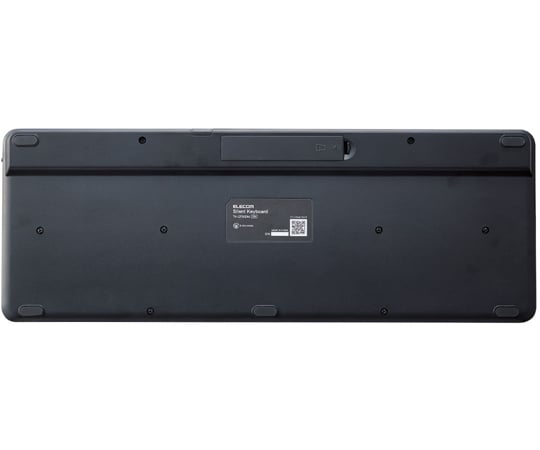 67-5286-63 無線キーボード 静音 コンパクト マウス付 ブラック TK-QT30DMCBK 【AXEL】 アズワン