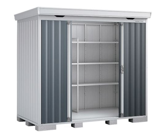 67-5587-99 物置 フォルタ FS-2614H （標耐） CG FS-2614H-CG-GJD731 【AXEL】 アズワン