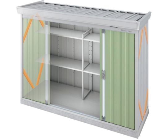 67-5587-99 物置 フォルタ FS-2614H （標耐） CG FS-2614H-CG-GJD731 【AXEL】 アズワン