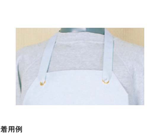 67-6901-89 ニューターポリン胸付前掛（白）L L THC-01 【AXEL】 アズワン