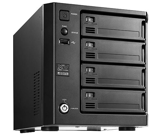 WD Red搭載 RAID 6対応ネットワーク接続ハードディスク LAN DISK XVW HDL-XVシリーズ アイ・オー・データ機器 【AXEL】 アズワン