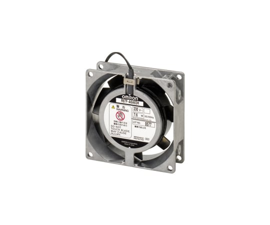 67-8187-61 AC軸流ファン R87F-FG80+六角ナット+ネジ R87F-SET8025 【AXEL】 アズワン