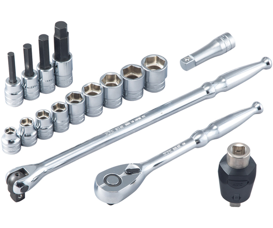 68-0580-99 トルクル測定管理工具セット 17点入り シルバー SK41724TQ 【AXEL】 アズワン