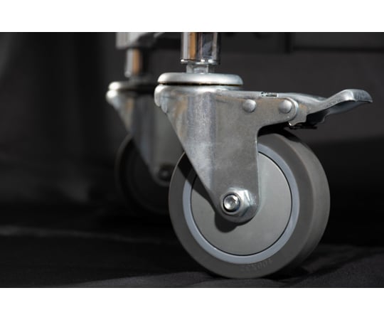 68-0775-15 ガルバリウムシェルフワゴン35×120cm 3段・キャスター・H90cm GSW3-351209 【AXEL】 アズワン