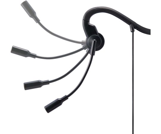68-0791-28 Wired Headset Bone Conduction USB Type-C Ear Attached Black ...