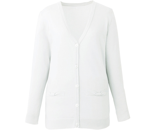 68-0919-66 ENJOY 体感マジックカーディガン MAGIC CARDIGAN ライトグレー LL EWG828 【AXEL】 アズワン