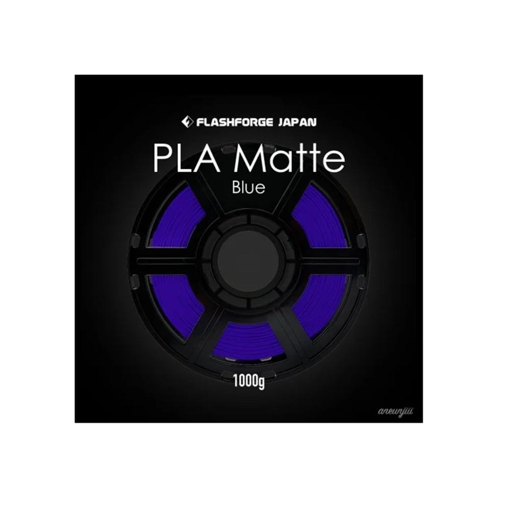 68-0952-81 FLASHFORGE 3Dプリンター用 フィラメント PLA Matte Blue 1000g PLA-F114 【AXEL】 アズワン