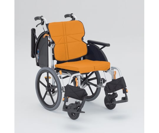 68-0955-18 ネクストコア・マルチ 介助型車いす ドラロック仕様 オレンジ NEXT-41B HBD F-1 【AXEL】 アズワン