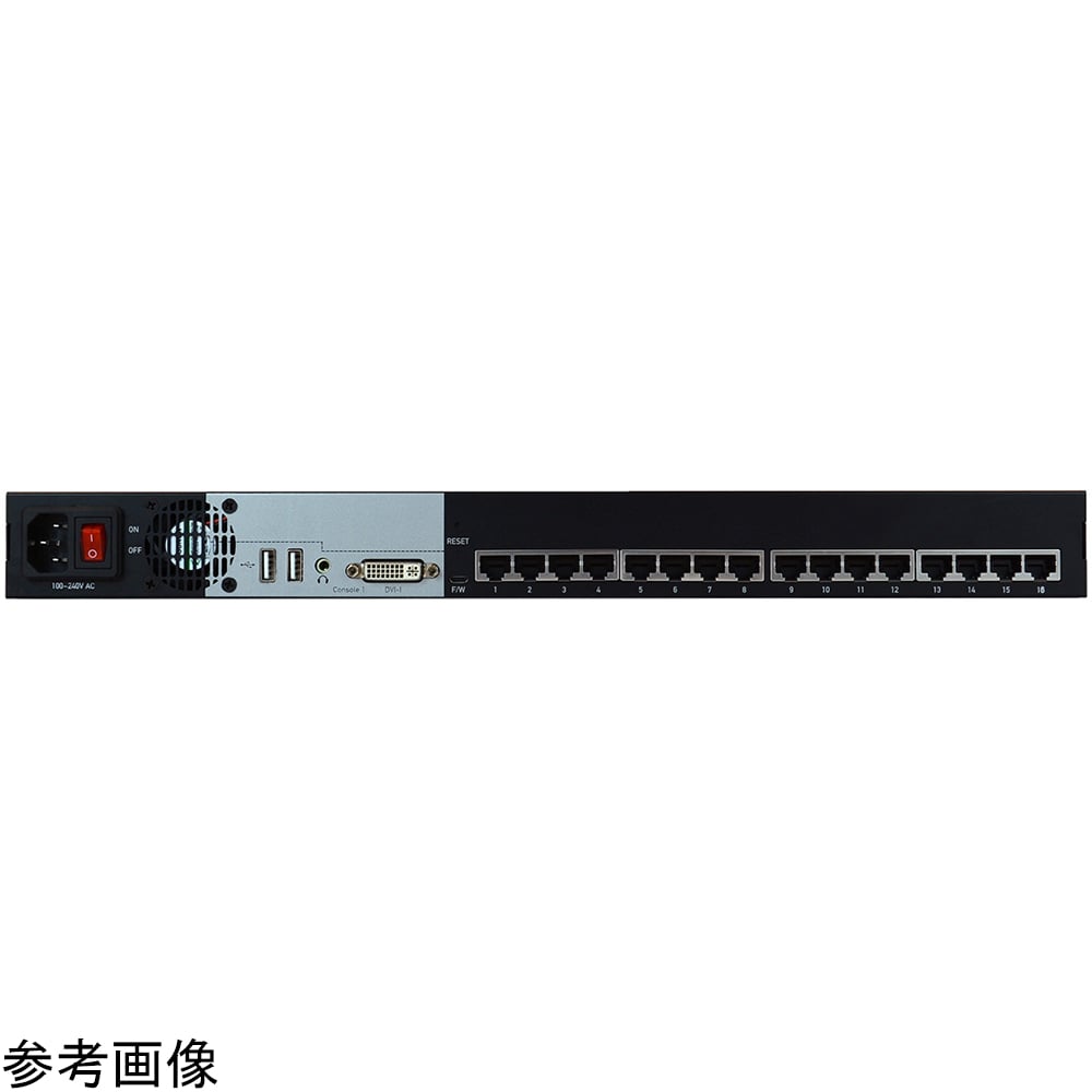 68-0987-41 MasterConsole デジタル CAT5 KVMスイッチ 8ポート 1ユーザー DVI+USB+オーディオポート付 ...