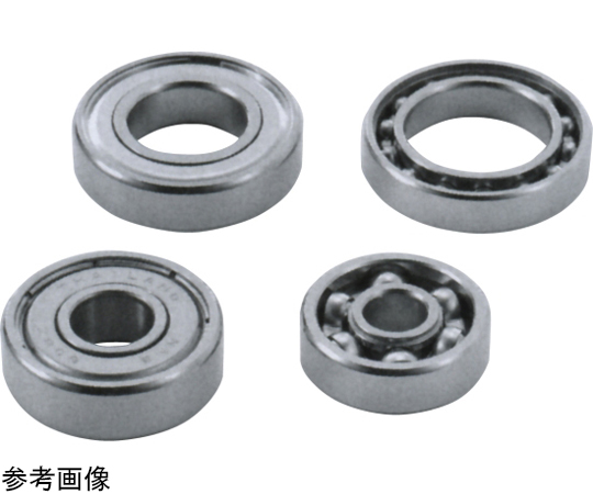 68-1081-05 ミネチュアベアリング Rシリーズ（ラジアル深溝玉軸受・肉厚タイプ） 100個 DDR-1560ZZ 【AXEL】 アズワン