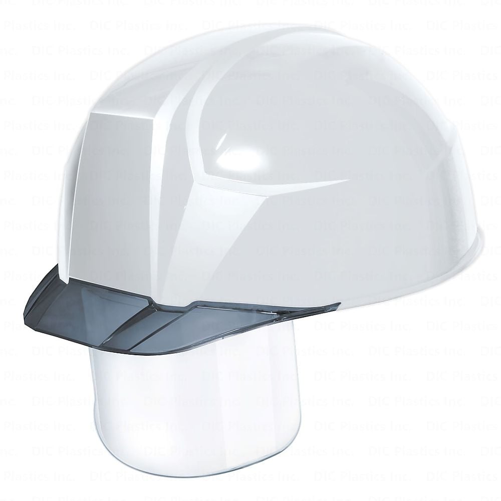 軽量ヘルメット 軽神 シールド内蔵タイプ AA23-CSシリーズ DICプラスチック 【AXEL】 アズワン