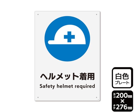 プレート ヘルメット着用 1袋（2枚入） KTKシリーズ KALBAS 【AXEL】 アズワン