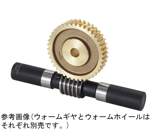 68-7145-07 KHK ウォームギヤ 呼称軸方向モジュール（m）3.5 条数1 進み角3°47′ ねじれ方向R 形状W6 KWGDLS3.5-R1 【AXEL】 アズワン