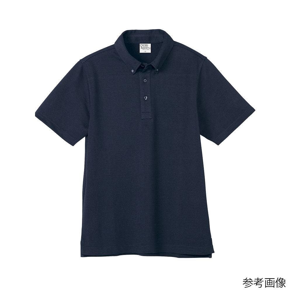68-7410-41 ビズスタイル BD ポロシャツ ネイビー M BSP265-M 68-7410-41 ビズスタイル BD ポロシャツ ネイビー M BSP265-M