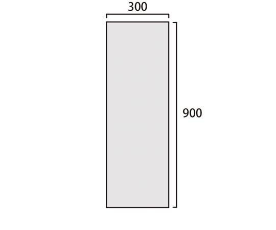 68-9426-11 VASK用アルミ複合板（黒）3mm厚 300×900mm VASKOP-APB300X900 【AXEL】 アズワン