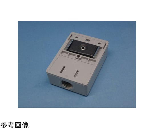 69-2983-94 モジュラーローゼット 露出タイプ MJ-4S-MG (CW) 【AXEL】 アズワン