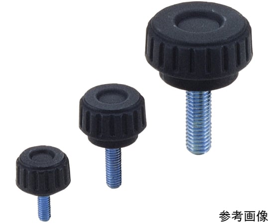 69-4035-29 ディンプルノブ（おねじ） KDM KDM-20-M6-25 【AXEL】 アズワン