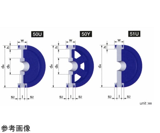 69-4534-26 Vプーリー イソメック SPプーリー SPB SPB-132-5 【AXEL】 アズワン
