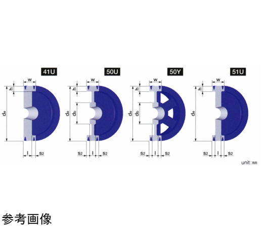69-4536-04 Vプーリー イソメック SPプーリー SPB SPB-560-8 【AXEL】 アズワン