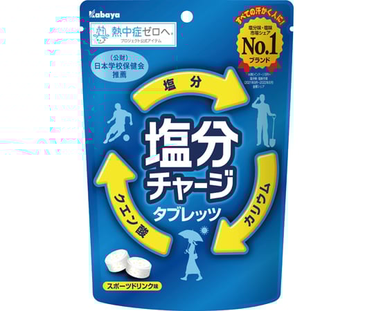[現在受注を停止している商品です]塩分チャージタブレッツ 81g 1セット(8パック入) 151289X8 69-6986-45 【AXEL】 アズワン