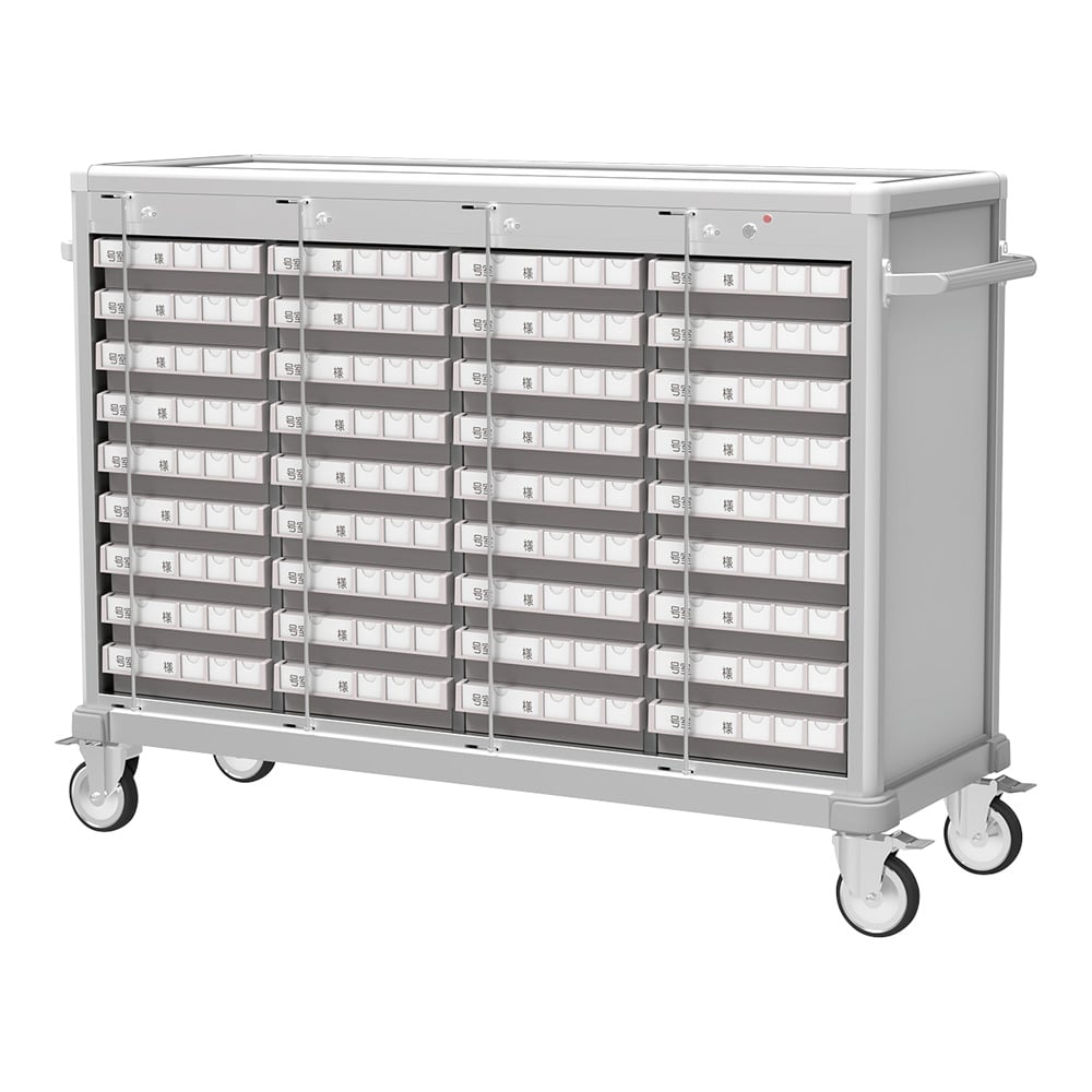 Drug administration cart for 36 beds (with drug administration tray ...