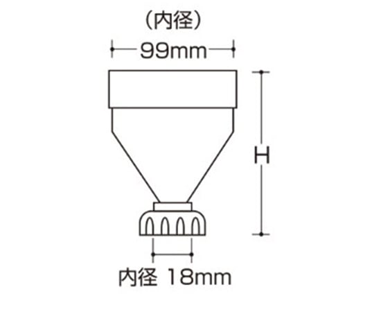 78-0193-74 じょうご(20Lﾎﾟﾘﾀﾝｸ用/ﾌｨﾙﾀｰ付) EA508AT-2 【AXEL】 アズワン