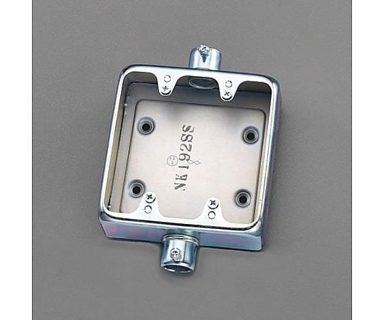 78-0803-63 露出スイッチボックス(2方出/2個用) E25 EA940CS-16 【AXEL】 アズワン