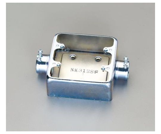 78-0803-64 露出スイッチボックス(2方出/2個用) E31 EA940CS-17 【AXEL】 アズワン