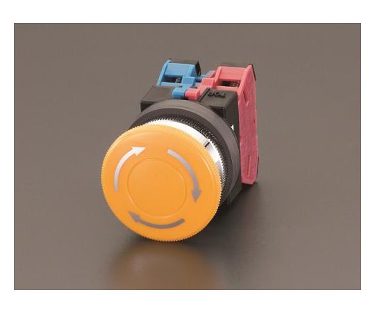 プッシュロックターンリセットスイッチ（赤） EA940D-40シリーズ エスコ 【AXEL】 アズワン