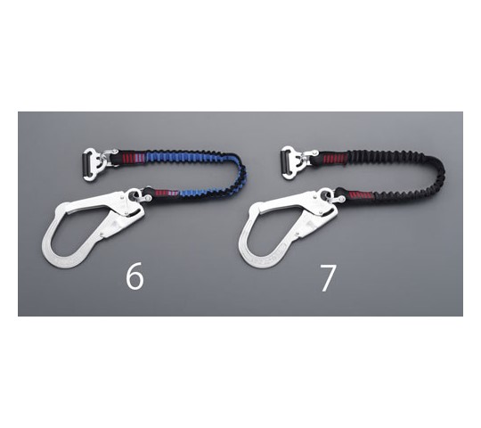 [取扱を終了した商品です]ランヤード（伸縮式／ブラック） EA998FRシリーズ エスコ 【AXEL】 アズワン