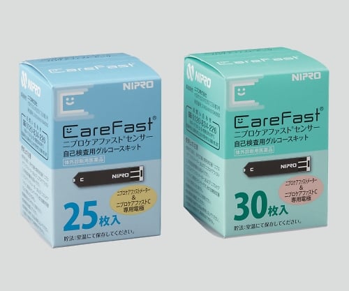 取扱を終了した商品です 血糖自己測定器 専用電極 1箱(30枚入) ニプロケアファストセンサー 8 6860 02 【axel】 アズワン