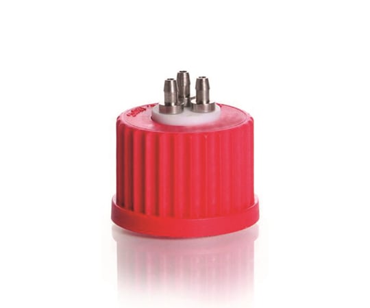 Connection Cap system red PBT screw-cap steel） SCHOTT/DURAN 【AXEL】 アズワン
