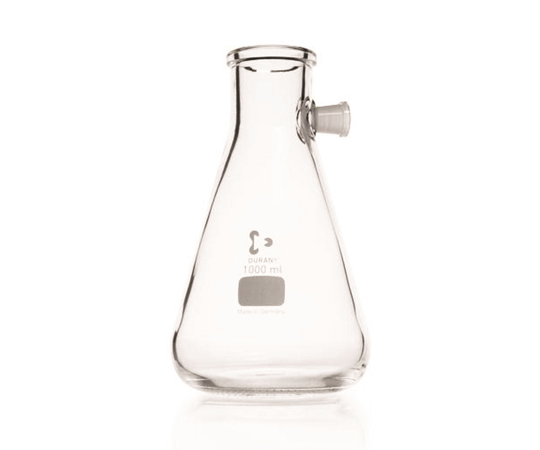 80-0050-05 Filter flasks, glass DURAN（R）, Capacity 1000 ml, Φ 135 mm ...